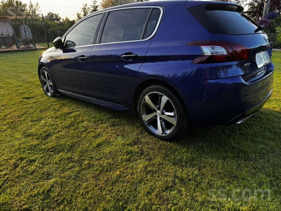 Zils Peugeot 308 2015 Bauska, ar dzinēja tilpumu 1.20 L un nobraukumu 115 tūkst. km par 7000 €, foto 10 vietnē AUTOMOTO.COM.LV