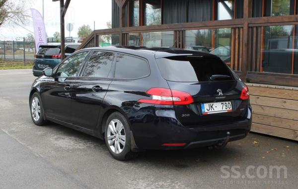 Blue Peugeot 308 2015 in Riga, with an engine capacity of 1.60 L and mileage of 0 thousand km for 4400 €, photo 6 on AUTOMOTO.COM.LV