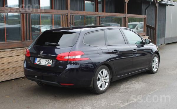 Blue Peugeot 308 2015 in Riga, with an engine capacity of 1.60 L and mileage of 0 thousand km for 4400 €, photo 8 on AUTOMOTO.COM.LV