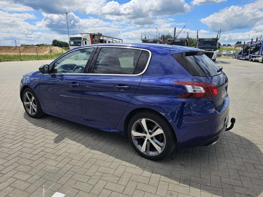 Zils Peugeot 308 2016 Tauragė, ar dzinēja tilpumu 1.20 L un nobraukumu 166 tūkst. km par 4800 €, foto 10 vietnē AUTOMOTO.COM.LV