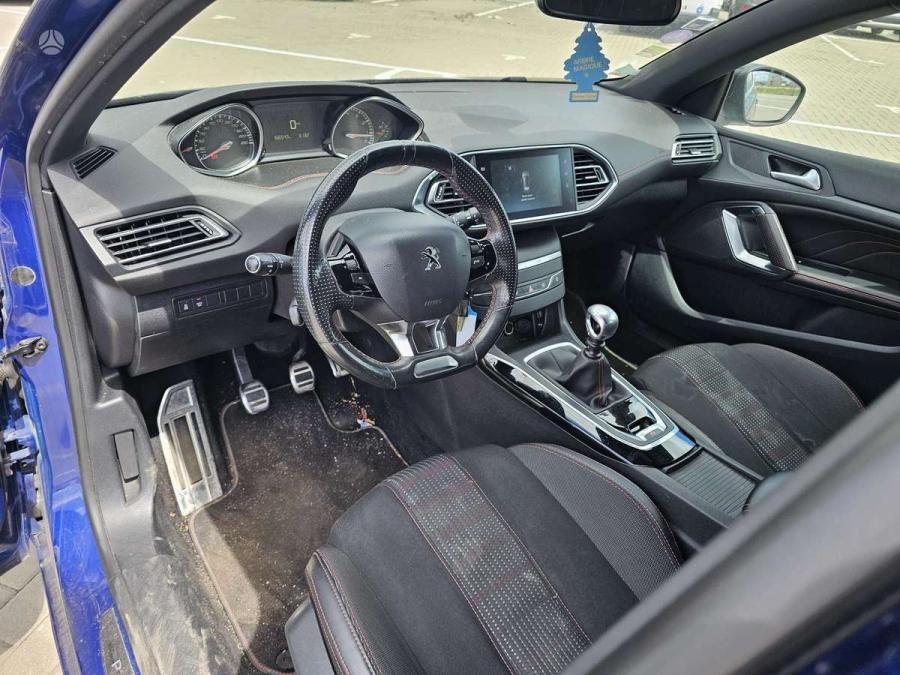 Zils Peugeot 308 2016 Tauragė, ar dzinēja tilpumu 1.20 L un nobraukumu 166 tūkst. km par 4800 €, foto 15 vietnē AUTOMOTO.COM.LV
