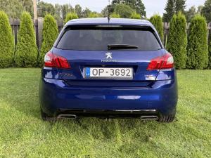 Blue Peugeot 308 2016 in Jelgava, with an engine capacity of 1.20 L and mileage of 166 thousand km for 6990 €, photo 5 on AUTOMOTO.COM.LV