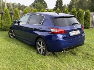 Blue Peugeot 308 2016 in Jelgava, with an engine capacity of 1.20 L and mileage of 166 thousand km for 6990 €, photo 6 on AUTOMOTO.COM.LV