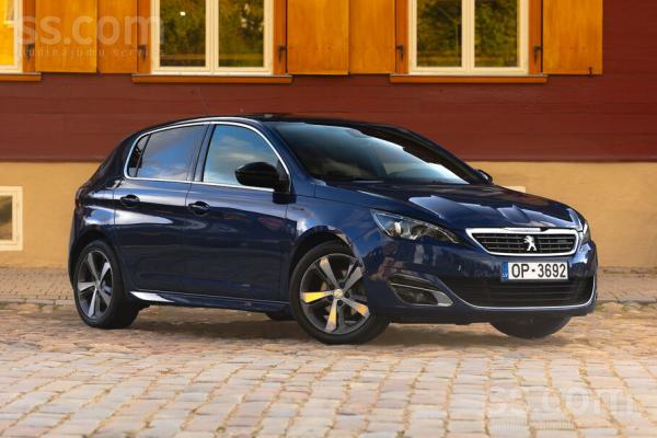 Blue Peugeot 308 2016 in Jelgava, with an engine capacity of 1.20 L and mileage of 166 thousand km for 6790 €, photo 4 on AUTOMOTO.COM.LV