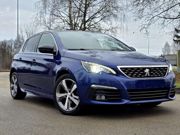 Blue Peugeot 308 2017 in Taurage, with an engine capacity of 1.56 L and mileage of 303 thousand km for 6300 €, photo 3 on AUTOMOTO.COM.LV