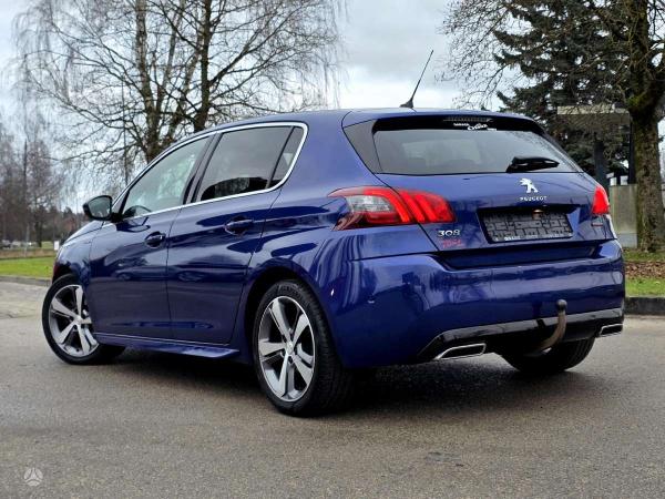 Blue Peugeot 308 2017 in Taurage, with an engine capacity of 1.56 L and mileage of 303 thousand km for 6300 €, photo 7 on AUTOMOTO.COM.LV