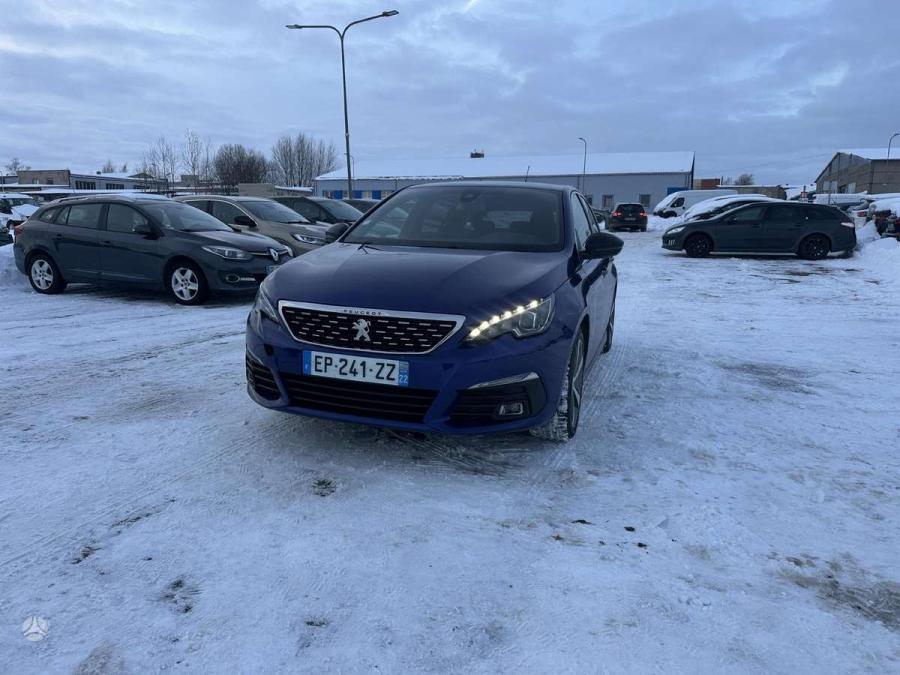 Zils Peugeot 308 2017 Tauragė, ar dzinēja tilpumu 1.20 L un nobraukumu 76 tūkst. km par 7250 €, foto 2 vietnē AUTOMOTO.COM.LV
