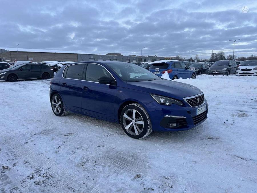 Zils Peugeot 308 2017 Tauragė, ar dzinēja tilpumu 1.20 L un nobraukumu 76 tūkst. km par 7250 €, foto 5 vietnē AUTOMOTO.COM.LV