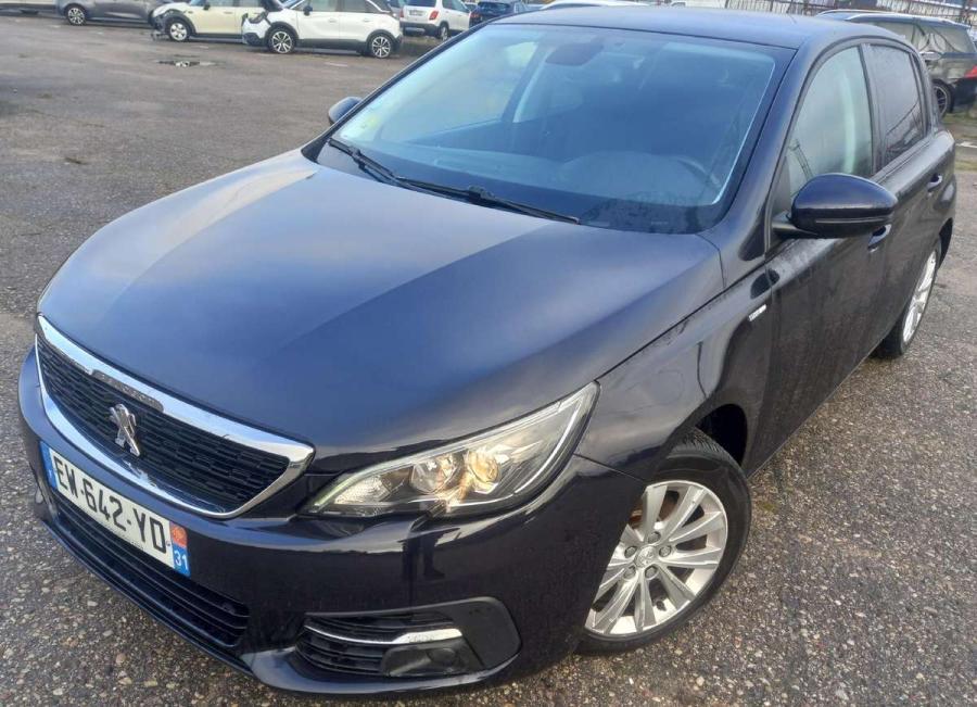 Zils Peugeot 308 2018 Panevēža, ar dzinēja tilpumu 1.50 L un nobraukumu 123 tūkst. km par 6250 €, foto 1 vietnē AUTOMOTO.COM.LV