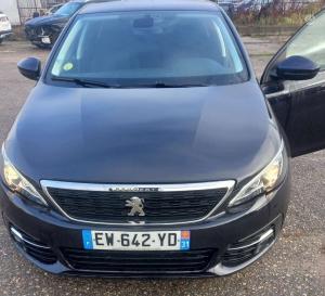 Zils Peugeot 308 2018 Panevēža, ar dzinēja tilpumu 1.50 L un nobraukumu 123 tūkst. km par 6250 €, foto 5 vietnē AUTOMOTO.COM.LV