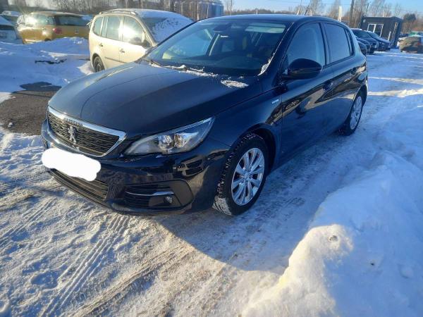 Blue Peugeot 308 2018 in Panevezys, with an engine capacity of 1.50 L and mileage of 123 thousand km for 6450 €, photo 1 on AUTOMOTO.COM.LV