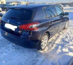 Zils Peugeot 308 2018 Panevēža, ar dzinēja tilpumu 1.50 L un nobraukumu 123 tūkst. km par 6450 €, foto 3 vietnē AUTOMOTO.COM.LV