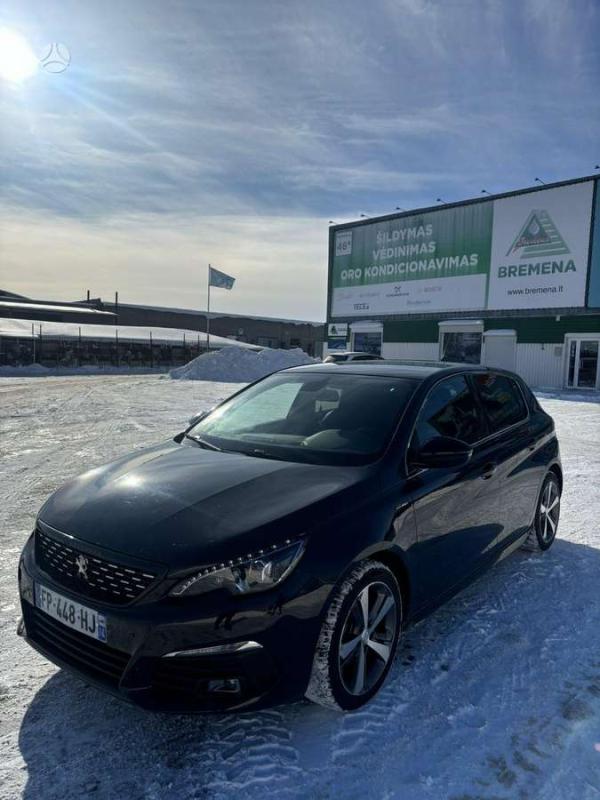 Zils Peugeot 308 2018 Tauragė, ar dzinēja tilpumu 1.20 L un nobraukumu 95 tūkst. km par 6800 €, foto 1 vietnē AUTOMOTO.COM.LV