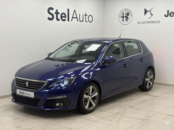 Blue Peugeot 308 2018 in Vilnius, with an engine capacity of 1.60 L and mileage of 93 thousand km for 9500 €, photo 1 on AUTOMOTO.COM.LV