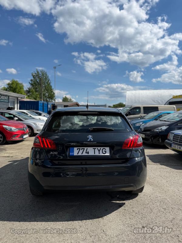 Zils Peugeot 308 2018 Tallina, ar dzinēja tilpumu 1.50 L un nobraukumu 166 tūkst. km par 7999 €, foto 5 vietnē AUTOMOTO.COM.LV