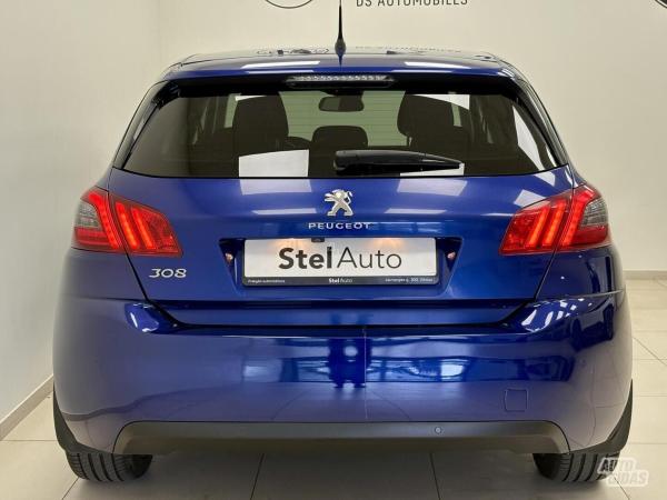 Blue Peugeot 308 2019 in Vilnius, with an engine capacity of 1.50 L and mileage of 276 thousand km for 7300 €, photo 7 on AUTOMOTO.COM.LV