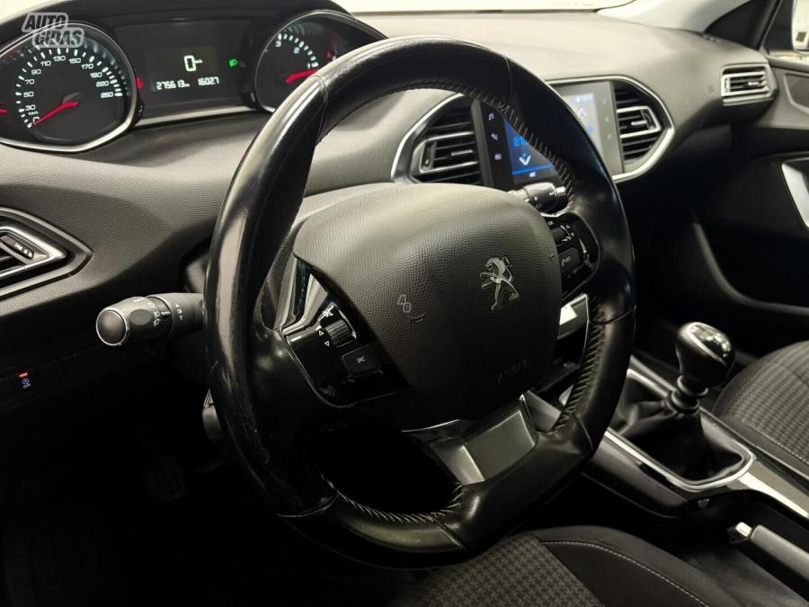 Blue Peugeot 308 2019 in Vilnius, with an engine capacity of 1.50 L and mileage of 276 thousand km for 7300 €, photo 11 on AUTOMOTO.COM.LV