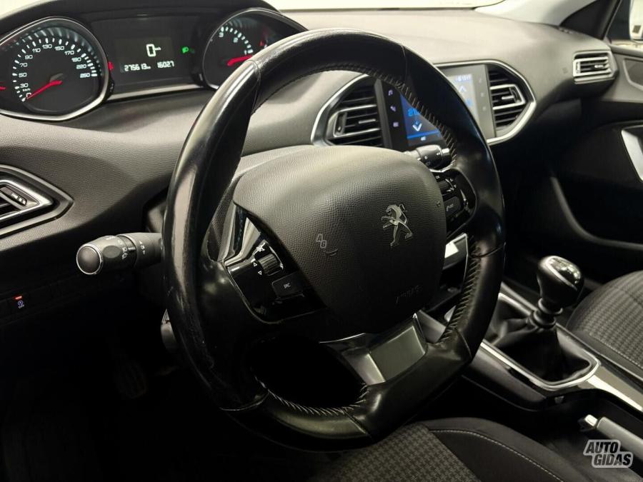 Zils Peugeot 308 2019 Viļņa, ar dzinēja tilpumu 1.50 L un nobraukumu 276 tūkst. km par 6800 €, foto 10 vietnē AUTOMOTO.COM.LV