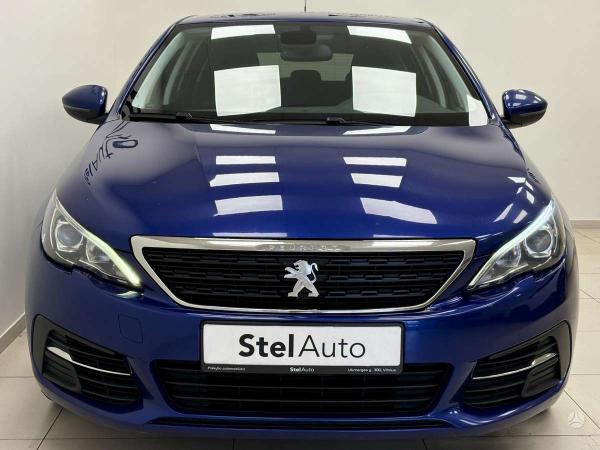 Blue Peugeot 308 2019 in Vilnius, with an engine capacity of 1.50 L and mileage of 276 thousand km for 6800 €, photo 3 on AUTOMOTO.COM.LV