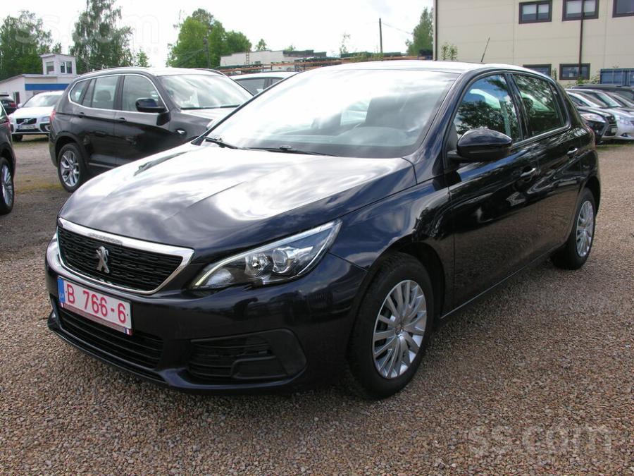Zils Peugeot 308 2019 Rīga, ar dzinēja tilpumu 1.50 L un nobraukumu 142 tūkst. km par 5950 €, foto 1 vietnē AUTOMOTO.COM.LV