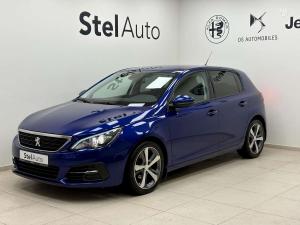 Blue Peugeot 308 2020 in Vilnius, with an engine capacity of 1.50 L and mileage of 56 thousand km for 11000 €, photo  on AUTOMOTO.COM.LV