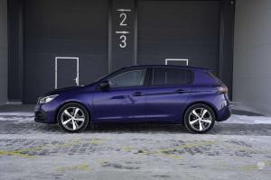 Blue Peugeot 308 2020 in Vilnius, with an engine capacity of 1.50 L and mileage of 99 thousand km for 7899 €, photo 7 on AUTOMOTO.COM.LV