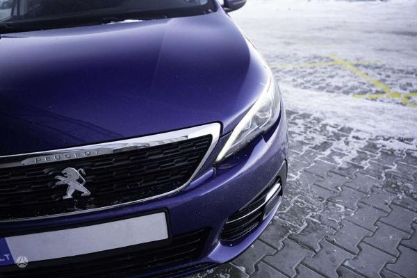 Blue Peugeot 308 2020 in Vilnius, with an engine capacity of 1.50 L and mileage of 99 thousand km for 7899 €, photo 11 on AUTOMOTO.COM.LV