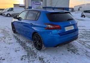 Blue Peugeot 308 2020 in Taurage, with an engine capacity of 1.50 L and mileage of 102 thousand km for 12300 €, photo 6 on AUTOMOTO.COM.LV