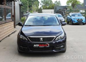 Blue Peugeot 308 2020 in Riga, with an engine capacity of 1.20 L and mileage of 0 thousand km for 9450 €, photo 5 on AUTOMOTO.COM.LV