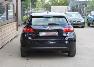 Blue Peugeot 308 2020 in Riga, with an engine capacity of 1.20 L and mileage of 0 thousand km for 9450 €, photo 7 on AUTOMOTO.COM.LV