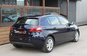 Blue Peugeot 308 2020 in Riga, with an engine capacity of 1.20 L and mileage of 0 thousand km for 9450 €, photo 8 on AUTOMOTO.COM.LV