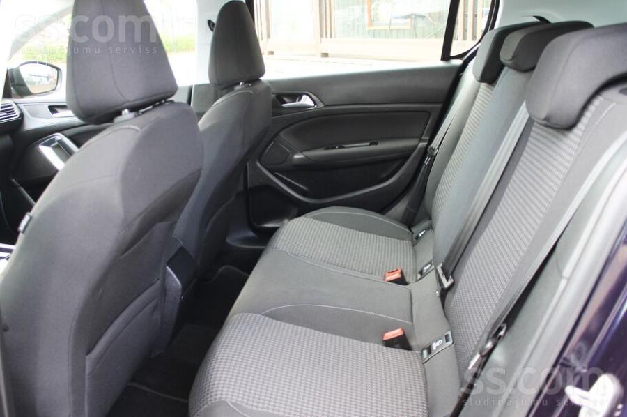 Blue Peugeot 308 2020 in Riga, with an engine capacity of 1.20 L and mileage of 0 thousand km for 9450 €, photo 13 on AUTOMOTO.COM.LV