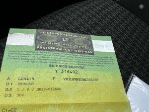 Синий Пежо 308 2021 в Каунас, объемом двигателя 1.20 л и пробегом 174 тыс. км за 5000 €, фото 31 на AUTOMOTO.COM.LV