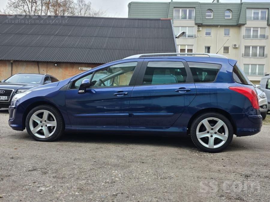 Blue Peugeot 308 2008 in Daugavpils, with an engine capacity of 1.60 L and mileage of 0 thousand km for 4550 €, photo 5 on AUTOMOTO.COM.LV