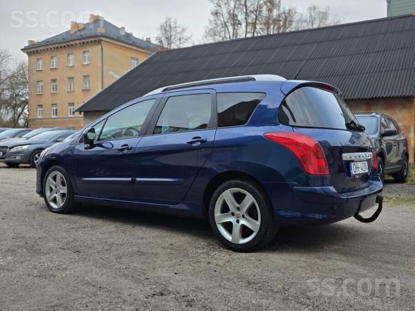 Blue Peugeot 308 2008 in Daugavpils, with an engine capacity of 1.60 L and mileage of 0 thousand km for 4550 €, photo 6 on AUTOMOTO.COM.LV