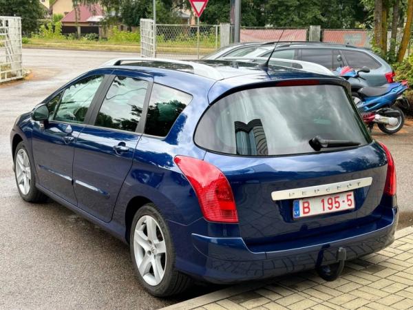 Синий Пежо 308 2008 в Рига, объемом двигателя 1.60 л и пробегом 159 тыс. км за 4550 €, фото 3 на AUTOMOTO.COM.LV