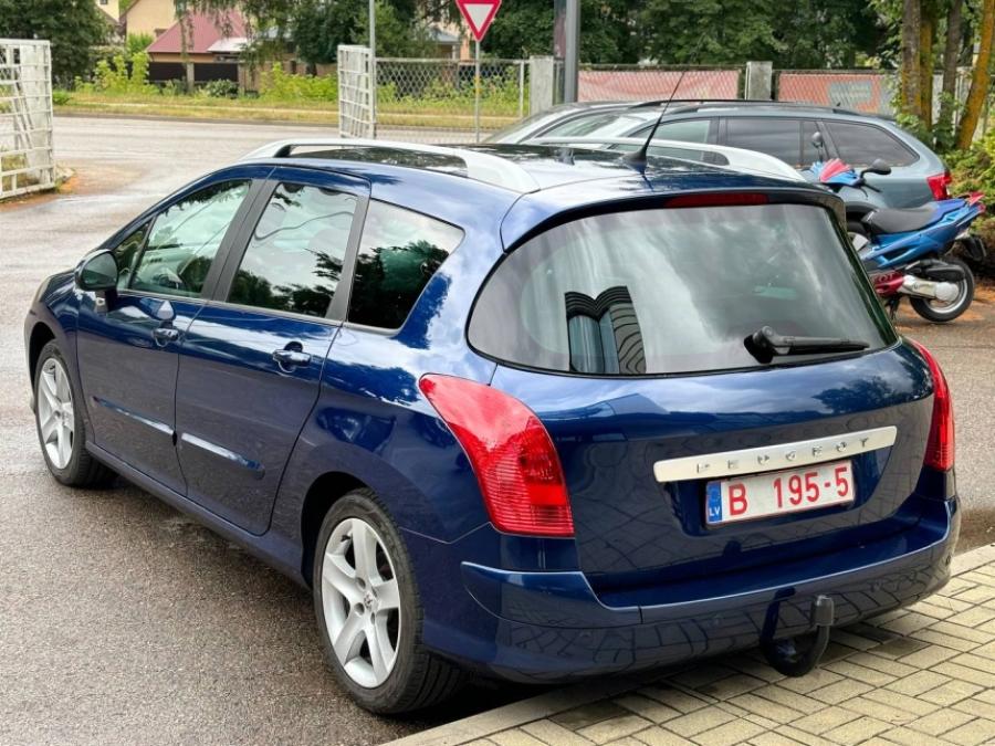 Синий Пежо 308 2008 в Рига, объемом двигателя 1.60 л и пробегом 159 тыс. км за 4550 €, фото 4 на AUTOMOTO.COM.LV