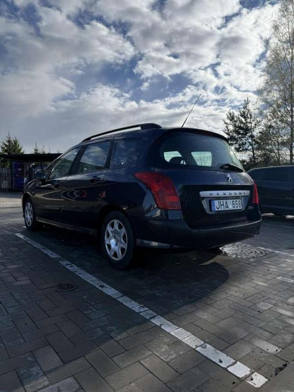 Blue Peugeot 308 2011 in Alytus, with an engine capacity of 1.56 L and mileage of 363 thousand km for 1700 €, photo 5 on AUTOMOTO.COM.LV