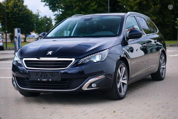 Blue Peugeot 308 2014 in Kaunas, with an engine capacity of 1.20 L and mileage of 153 thousand km for 5800 €, photo 4 on AUTOMOTO.COM.LV
