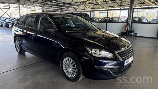 Blue Peugeot 308 2015 in Riga, with an engine capacity of 1.20 L and mileage of 95 thousand km for 4900 €, photo 6 on AUTOMOTO.COM.LV