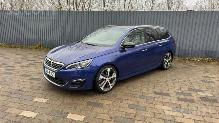Blue Peugeot 308 2015 in Jelgava, with an engine capacity of 2.00 L and mileage of 226 thousand km for 7200 €, photo 3 on AUTOMOTO.COM.LV