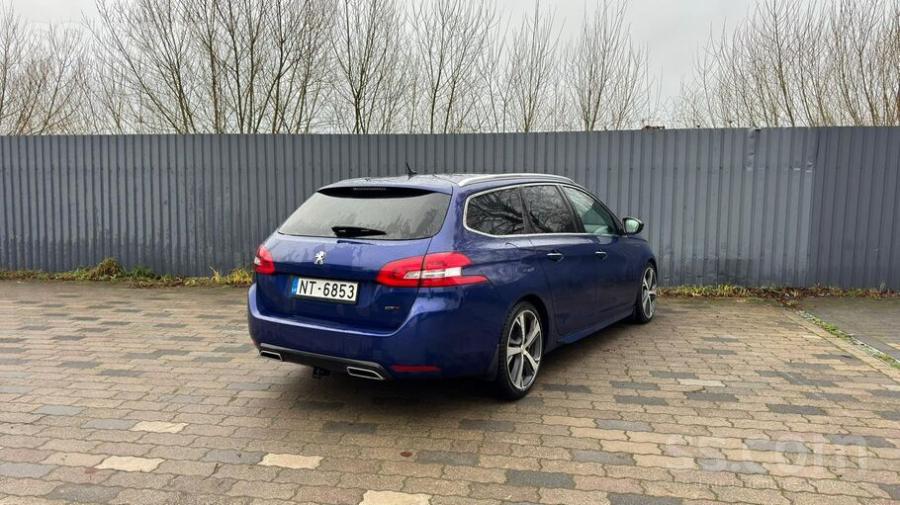 Blue Peugeot 308 2015 in Jelgava, with an engine capacity of 2.00 L and mileage of 226 thousand km for 7200 €, photo 5 on AUTOMOTO.COM.LV