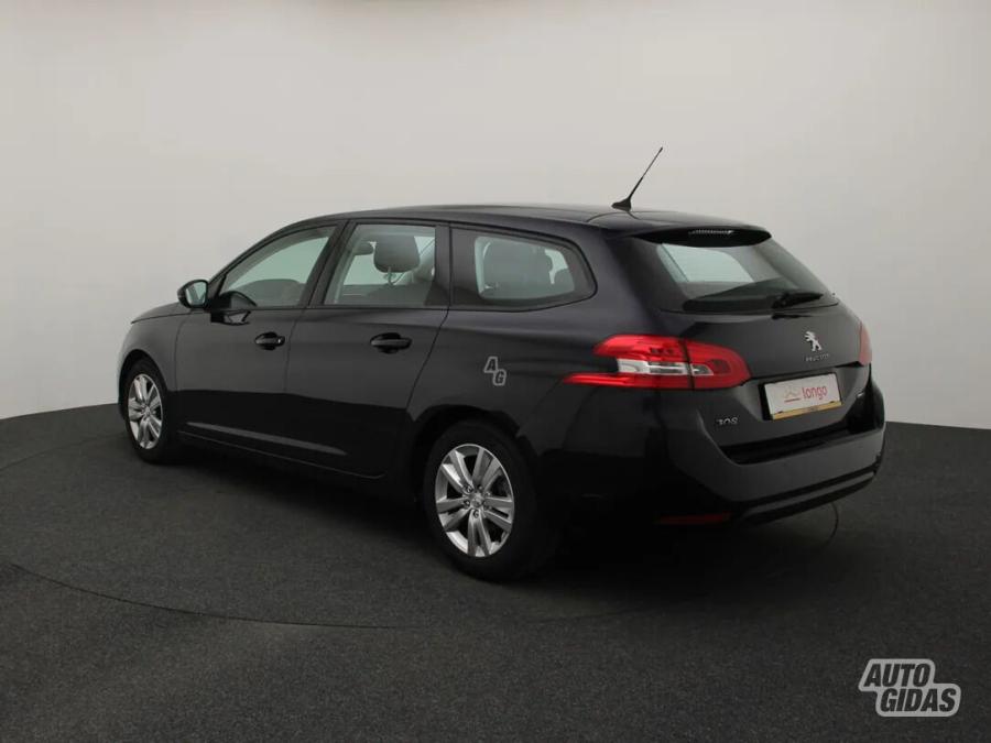 Blue Peugeot 308 2015 in Vilnius, with an engine capacity of 1.60 L and mileage of 216 thousand km for 5399 €, photo 8 on AUTOMOTO.COM.LV