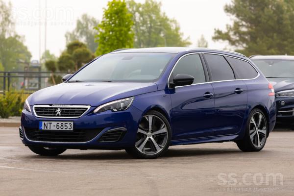 Blue Peugeot 308 2015 in Jelgava, with an engine capacity of 2.00 L and mileage of 228 thousand km for 7200 €, photo 1 on AUTOMOTO.COM.LV