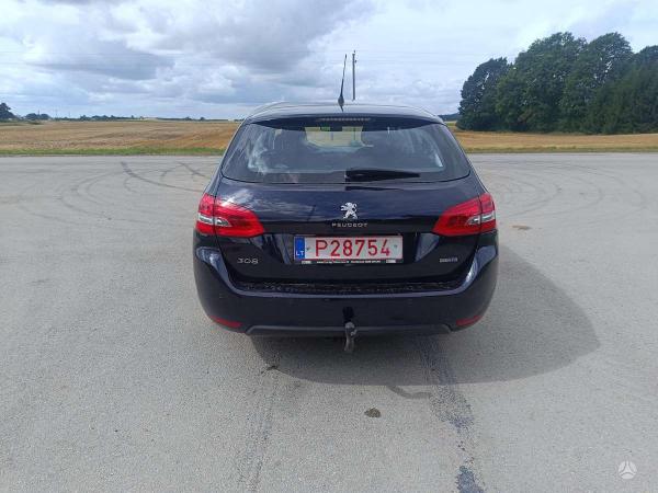 Blue Peugeot 308 2015 in Kaunas, with an engine capacity of 1.60 L and mileage of 264 thousand km for 3850 €, photo 6 on AUTOMOTO.COM.LV