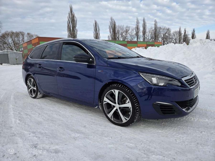 Blue Peugeot 308 2016 in Klaipeda, with an engine capacity of 1.60 L and mileage of 210 thousand km for 6900 €, photo 4 on AUTOMOTO.COM.LV