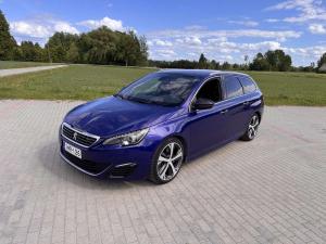 Blue Peugeot 308 2016 in Birzai, with an engine capacity of 1.60 L and mileage of 301 thousand km for 3400 €, photo 3 on AUTOMOTO.COM.LV