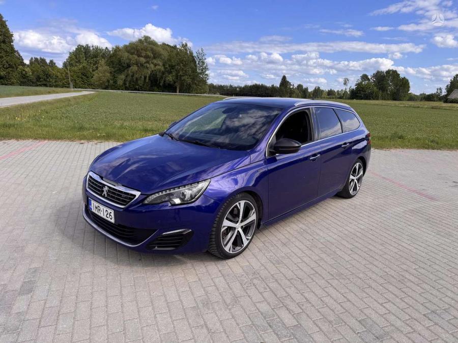 Blue Peugeot 308 2016 in Birzai, with an engine capacity of 1.60 L and mileage of 301 thousand km for 3400 €, photo 3 on AUTOMOTO.COM.LV