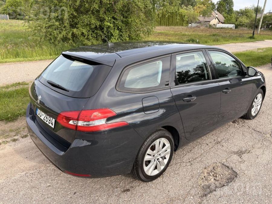 Blue Peugeot 308 2017 in Riga, with an engine capacity of 1.60 L and mileage of 196 thousand km for 5600 €, photo 6 on AUTOMOTO.COM.LV