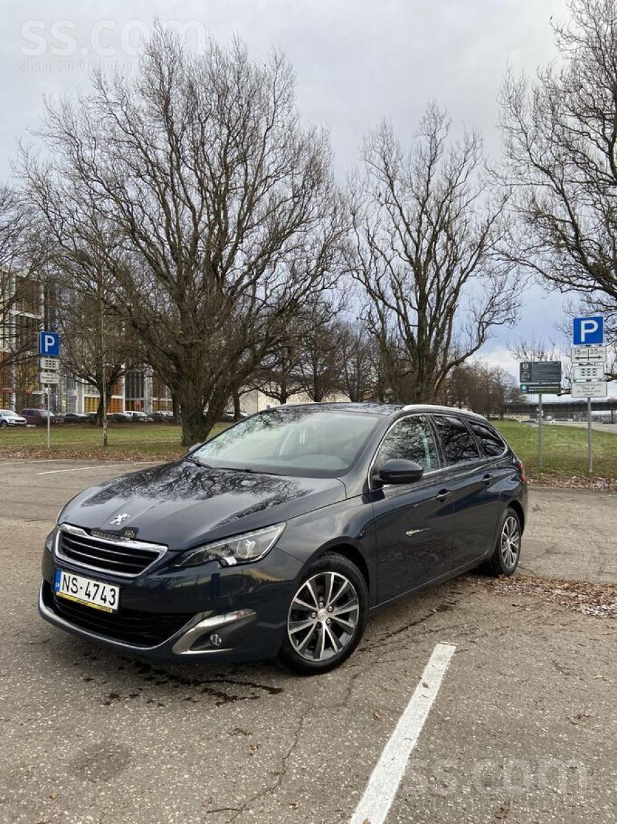 Blue Peugeot 308 2017 in Riga, with an engine capacity of 1.50 L and mileage of 191 thousand km for 6000 €, photo 6 on AUTOMOTO.COM.LV